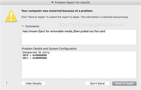 Apple Core Rot Too Many Crashes With Macos Catalina “unexpected S5