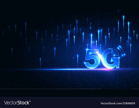 5g Symbol New Wireless Internet Wifi Connection Vector Image