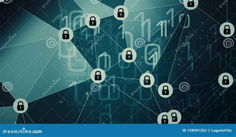 Cyberattack Protection Computer Coding Concept Stock Illustration Illustration Of Abstract