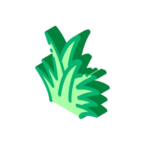 Tropical Bush Isometric Icon Vector Illustration Color Vector Art At Vecteezy
