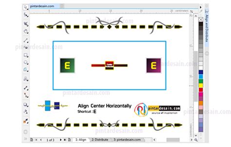 Align Distribute Corel 21