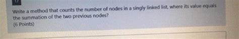 solved write a method that counts the number of nodes in a