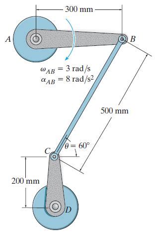SOLVED If Member AB Has The Angular Motion Shown Determine The Angular SolutionInn