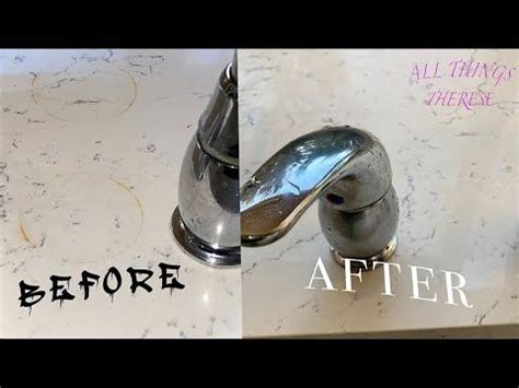 HOW TO GET THE RUST OFF YOUR QUARTZ COUNTERTOPS IN SECONDS Quartz Countertops How To Clean