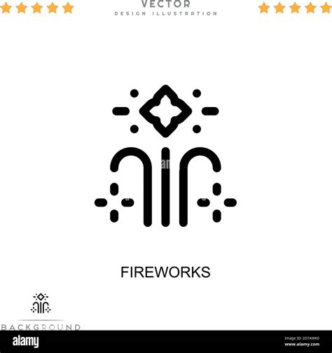 Fireworks Icon Simple Element From Digital Disruption Collection Line