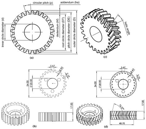 Helical Gear Sketch