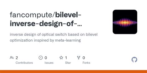 Bilevel Inverse Design Of Optical Switchreadmemd At Main · Fancompute