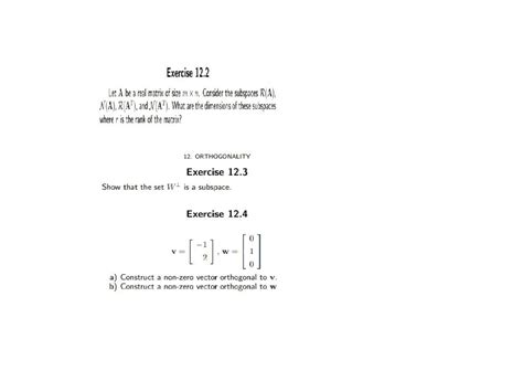 Solved Let A Be A Real Matrix Of Size M×n Consider The