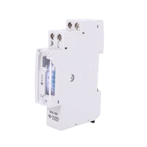 SUL180a 15 Minutes Mechanical Timer 24 Hours Programmable Din Rail Timer Time Switch Relay