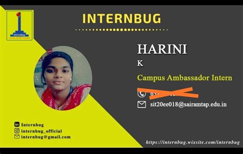 Harini Kesavan On Linkedin Internbug Internship Recruiting