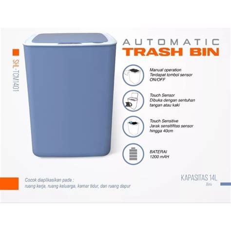 Jual Tempat Sampah Otomatis Tempat Sampah Sensor Shopee Indonesia