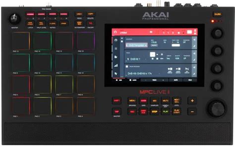 Akai Professional Mpc Live Ii Standalone Sampler And Sequencer Akai Multitrack Recording Ableton Akai Professional Mpc Live Ii Standalone Sampler And Sequencer Akai Multitrack Recording Ableton