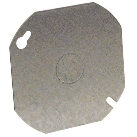 Raco 4 In 12 In Knockout Gray Round Box Cover Iverybers