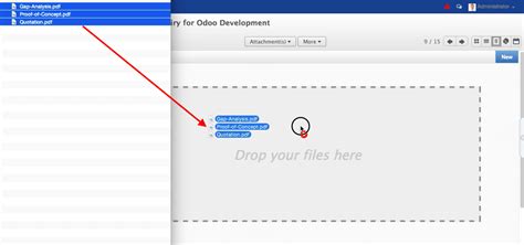 Drag And Drop Multi Attachments Odoo Apps Synconics