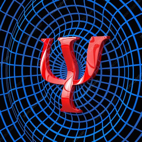Wave Function Letter Psi Illustration Stock Image C047 9432 Science Photo Library