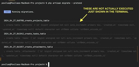 Output Sql Before Running Migrations