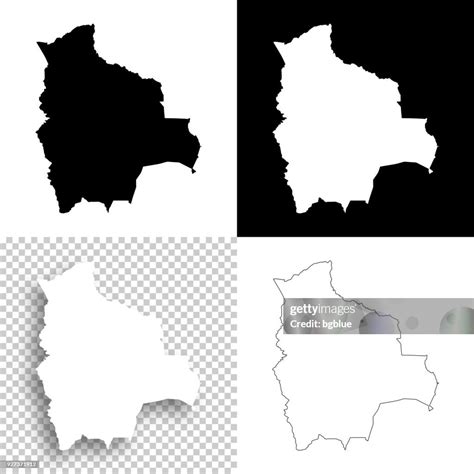 Bolivia Maps For Design Blank White And Black Backgrounds High Res