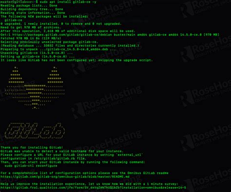 How To Install Gitlab On Debian 11 Rosehosting