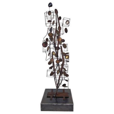 Abstract Tree Sculpture In The Style Of Curtis Jere Abstract Tree Sculpture Abstract Sculpture