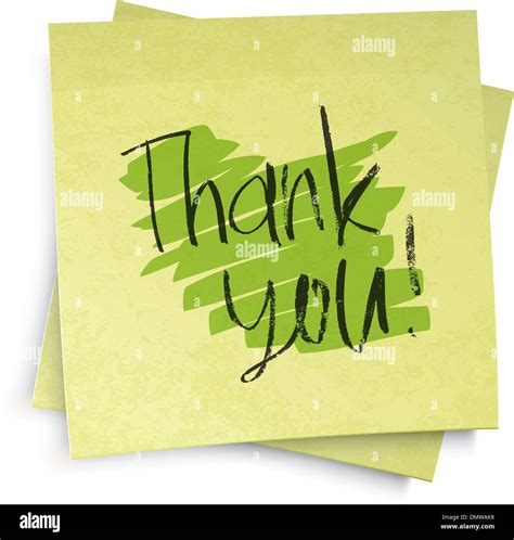 Thank you vector illustration Stock-Vektorgrafiken kaufen - Alamy