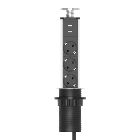 Living Room With Aluminum Alloy 3 Plugs Power Outl Vicedeal