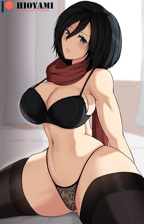 Mikasa Ackerman Shingeki No Kyojin Drawn By Hioyami Danbooru