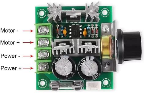 12v 40v 10a Pwm Dc Motor Speed Controller Module With Reverse Polarity Protection High Current