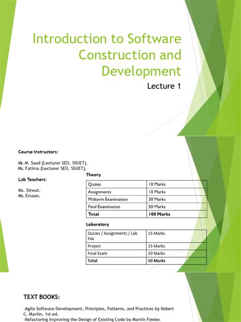 lec1 introduction to software construction and development pdf