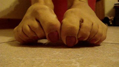 Closeup Toe Curls Ashleys Daily Foot Tease Clips4sale