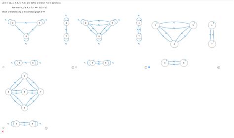 Solved Let A And Define A Relation Chegg Com