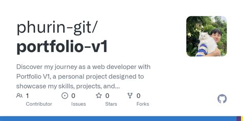 github phurin git portfolio v1 discover my journey as a web