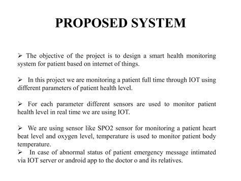 IOT BASED HEALTH MONITORING SYSTEM 2 Pptx Free Download