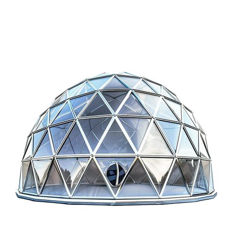 Stunning Geometric Glass Dome Structure Architectural Design 59041042 Png