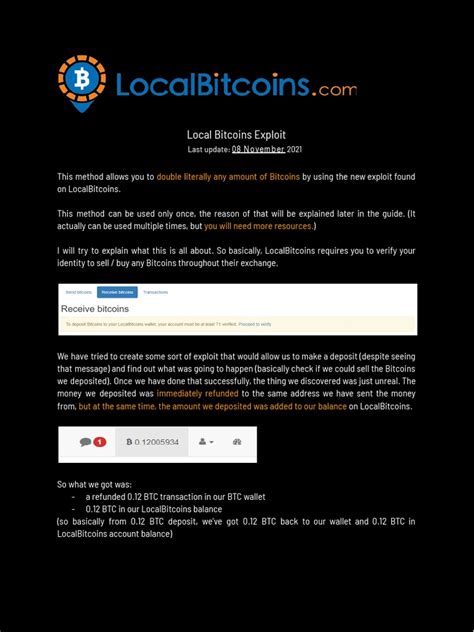localbitcoins exploit updated 08 november 2021 updated pdf