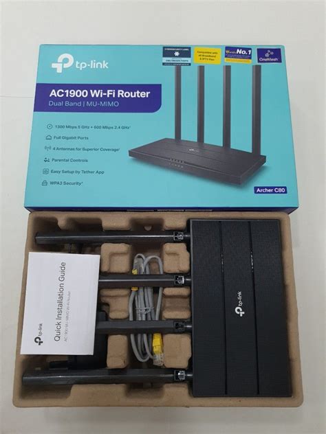 TP LINK AC WIFI ROUTER DUAL BAND MU MIMO MODEL ARCHER C Computers Tech Parts