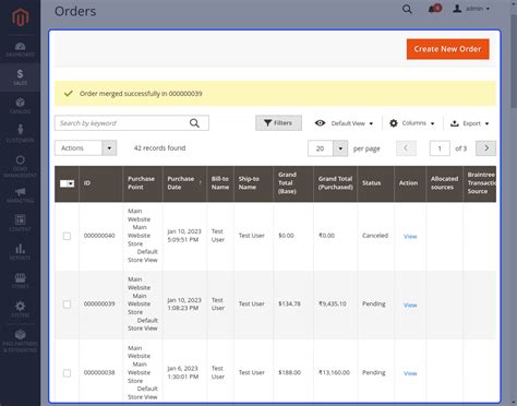 Magento Split Merge Order Combine Multiple Orders WebKul