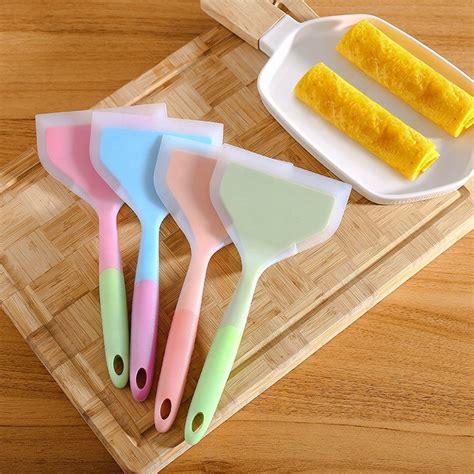 Jual Spatula Tamagoyaki Silikon Sutil Ceper Sodet Rata Lebar Spatula Steak Shopee Indonesia