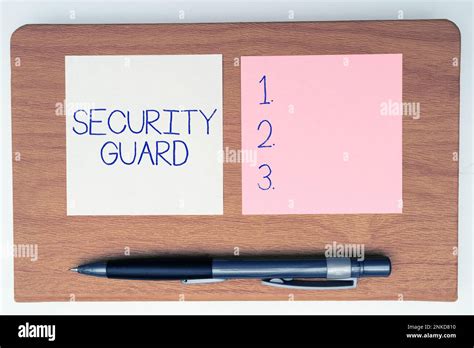 Conceptual Caption Security Guard Business Approach Tools Used To