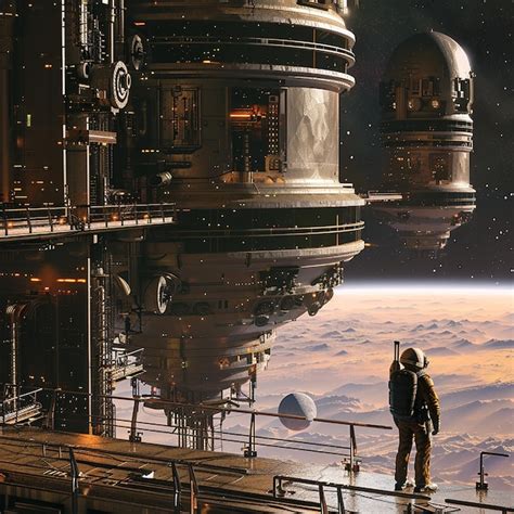 Innovative Space Systems Engineering Cinematic Reality In Action Premium Ai Generated Image