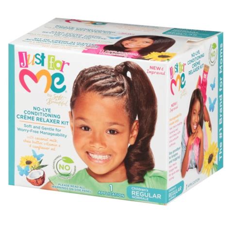 Just For Me No Lye Conditioning Creme Relaxer Kit Regular