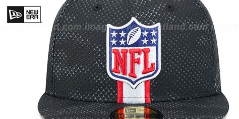 Nfl Shield 2024 Nfl Sideline Black Fitted Hat By New Era