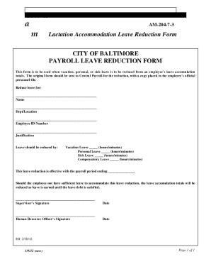 Fillable Online Sample Employee Memo Leave Reduction Fax Email Print PdfFiller