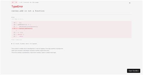 Fabricjscanvas Codesandbox