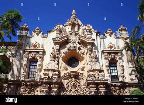 Architectural Details Of A Building Casa De Balboa Balboa Park San
