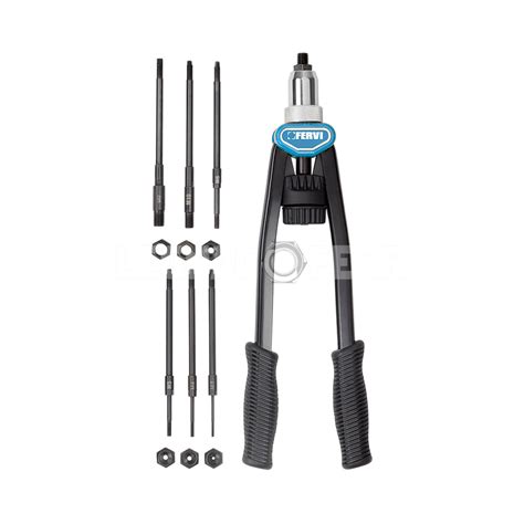 Fervi 0455 Rivettatrice A Doppia Leva Inserti Filettati