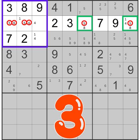 ‘pointing Pairs A Sudoku Technique Sudokustation