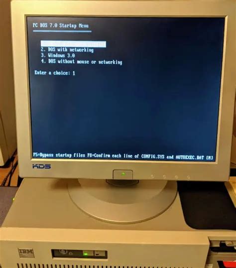 Dos Boot Menu Explained The Silicon Underground