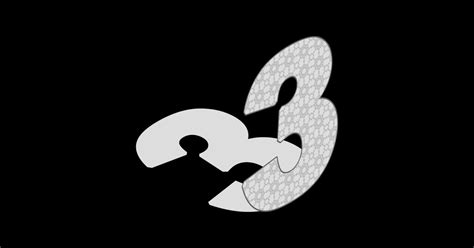 Isometric Number Number Three Number Three Sticker Teepublic
