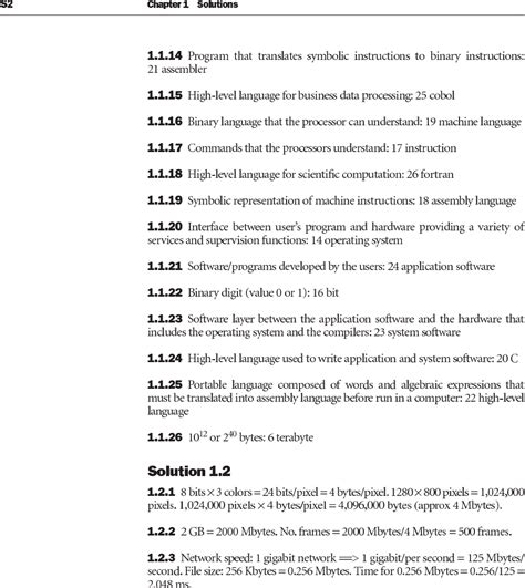 Solution Manual For Computer Organization And Design 4th Ed D A