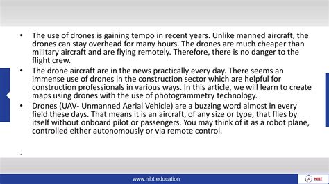 photogrammetry latest technology to create maps using drones pptx